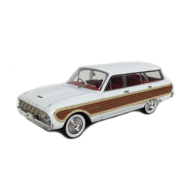 1:43 TRAX Ford Falcon XL Squire Wagon - Merino White diecast model car
